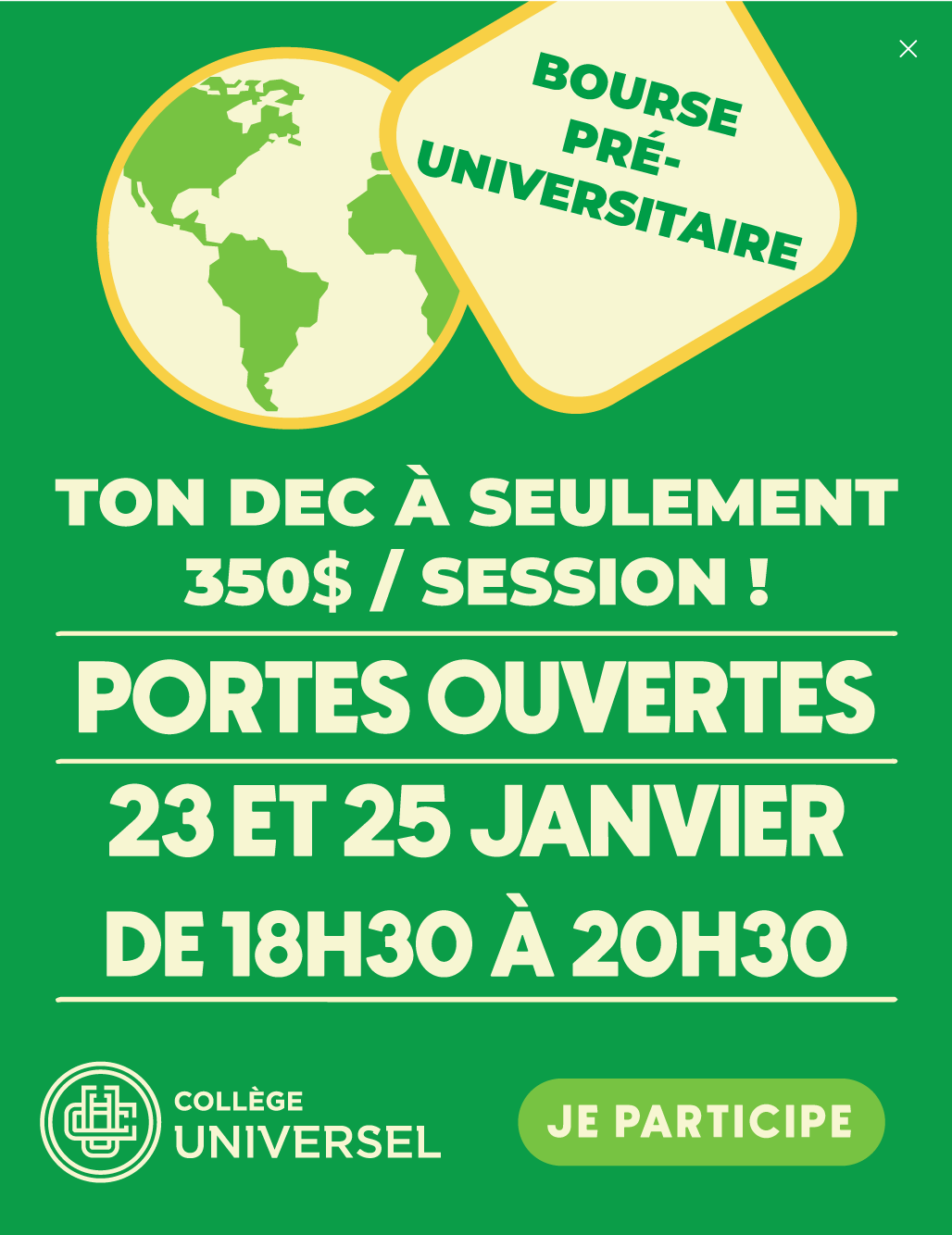 Collège Universel - Campus Gatineau, Etablissement Collégial